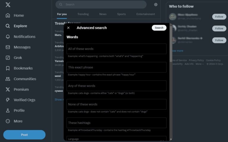 How to Search X (Twitter) Account by Bio in 2026