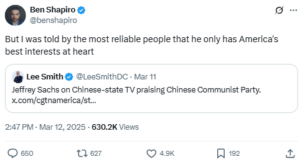 Ben Shapiro Tweets That Sparked Reactions