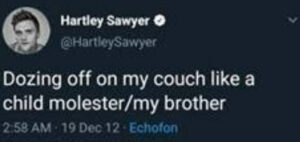 Hartley Sawyer Tweets That Sparked a Major Reaction